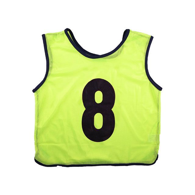 エバニュー メッシュビブスJr1-10（黄） EVERNEW