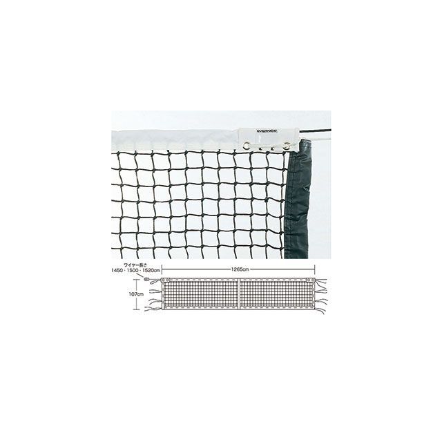 エバニュー 全天候硬式テニスネットT121 EVERNEW