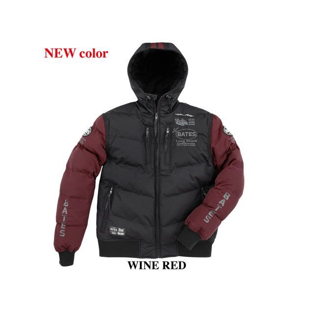 ベイツ 2023-2024秋冬モデル SA-N2257 ナイロンパーカー（ワインレッド） サイズ S BATES