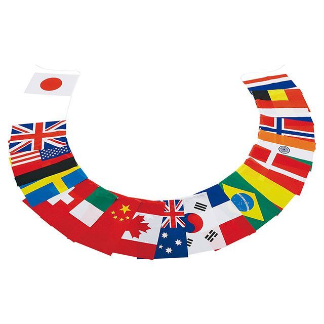 カネヤ 万国旗20か国連結 KANEYA