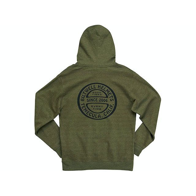 ビルトウェル SINCE 2006 プルオーバーパーカー （オリーブ） サイズ XL Biltwell