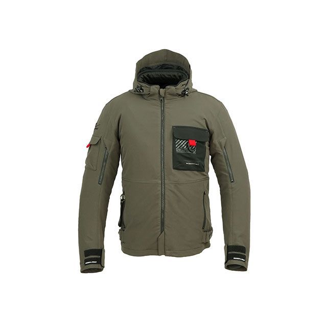 ラフ＆ロード 2024春夏モデル RR7254 エアスルーソフトシェルストレッチパーカーFP（ダークオリーブ） サイズ M Rough&Road