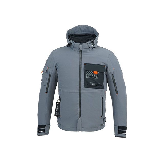 ラフ＆ロード 2024春夏モデル RR7254 エアスルーソフトシェルストレッチパーカーFP（グレー） サイズ WM Rough&Road