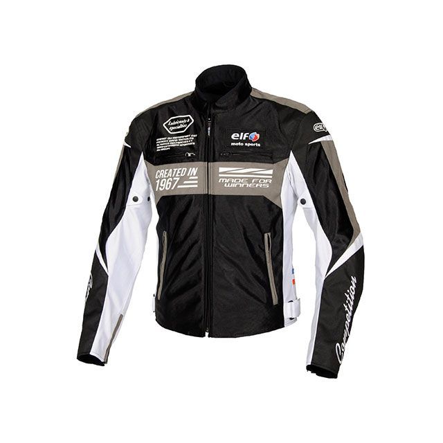 エルフ ライディングウェア 2024春夏モデル EJ-S103 イデアールメッシュジャケット（ブラック＆グレー） サイズ：L elf riding …の通販はau PAY マーケット - モト ...