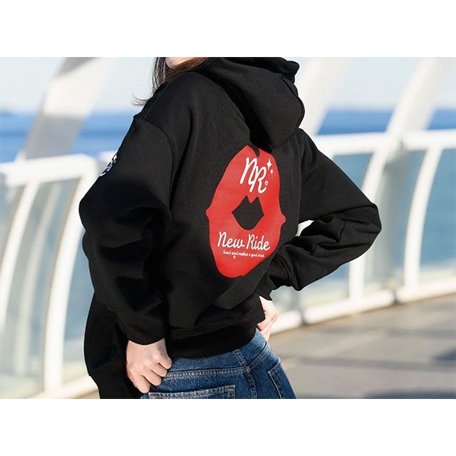 イエローコーン 2024春夏モデル YELLOW CORN NEW RIDE NH-006 フーディー（ブラック） サイズ S YeLLOW CORN