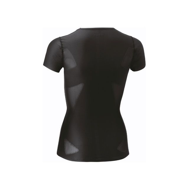 ヨネックス ウィメンズUネック半袖シャツ（ブラック） サイズ S YONEX