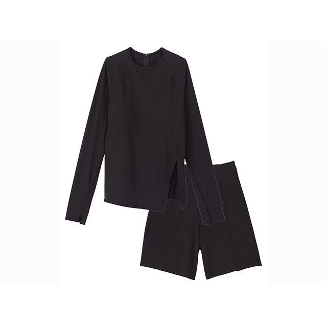 speedo SFW22430 L/S SEPARATES（ブラック） サイズ M speedo