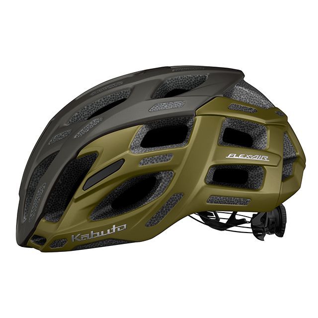 オージーケーカブト（自転車） ヘルメット FLEX-AIR（マットゴールド） サイズ S／M（55-58cm） OGK KABUTO