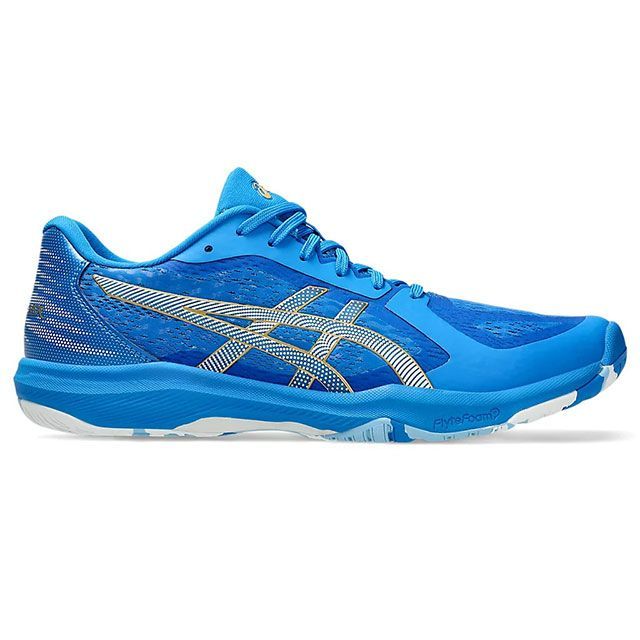 アシックス 1073A064 DYNAFEATHER（DIRECTOIRE BLUE/PURE GOLD） サイズ：23.0cm ASICS キャンプ