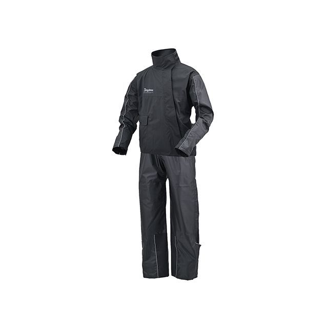 デイトナ DR-001 ハイパフォーマンスレインウエア 上下セット（ブラック） サイズ M DAYTONA