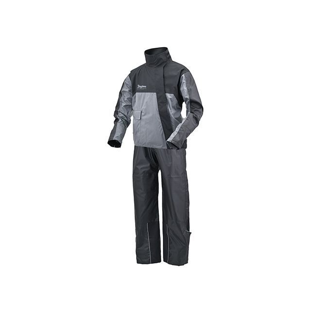 デイトナ DR-001 ハイパフォーマンスレインウエア 上下セット（グレー） サイズ XL DAYTONA
