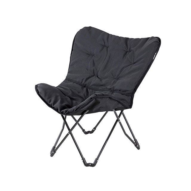 キャプテンスタッグ CSブラックラベル リラックスクッションチェア CAPTAIN STAG