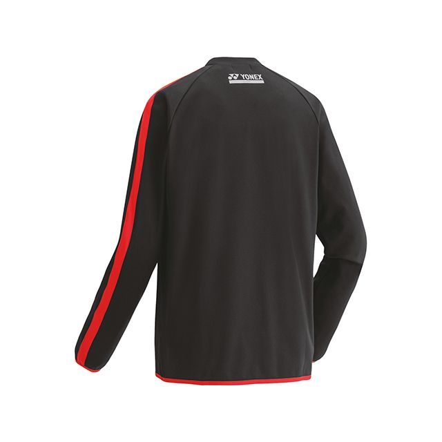 YONEX ヨネックス ユニトレーニングトップ (FW5006) [色 : ブラック/レッド] [サイズ : XO] ヨネックス FW5006 ユニトレーニングトップ（ブラック/レッド） サイズ