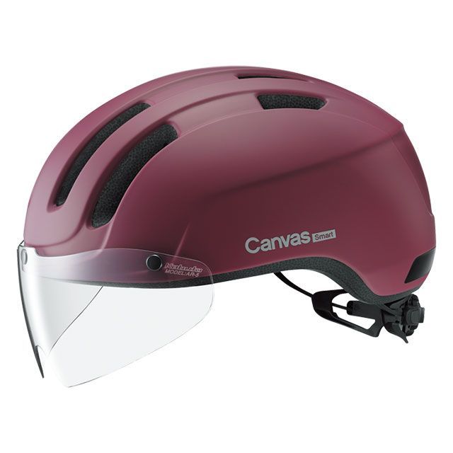 オージーケーカブト（自転車） ヘルメット CANVAS-SMART（マットベリー） OGK KABUTO