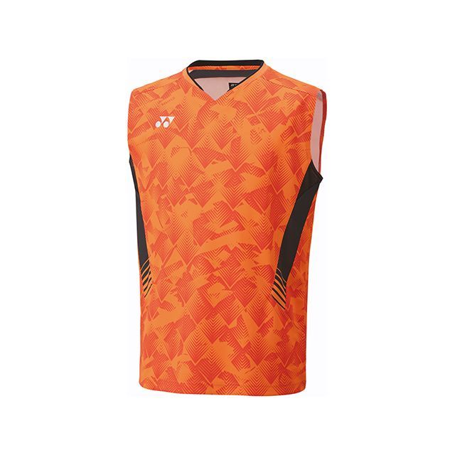 ヨネックス メンズゲームシャツ ノースリーブ（ハイオレンジ） サイズ M YONEX