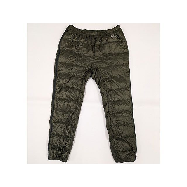 プロモンテ WD036 ダウンパンツ フルオープン70（オリーブ） サイズ L PUROMONTE