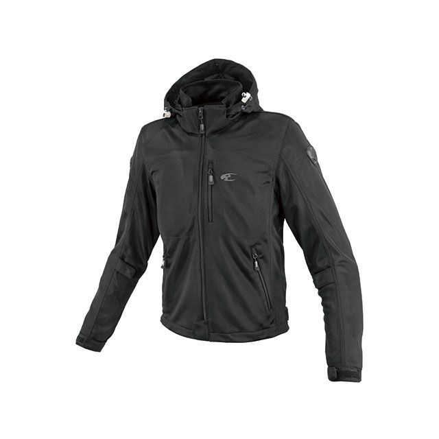 コミネ 2025春夏モデル JK-176 エニグマライト メッシュパーカ（ブラック） サイズ L KOMINE