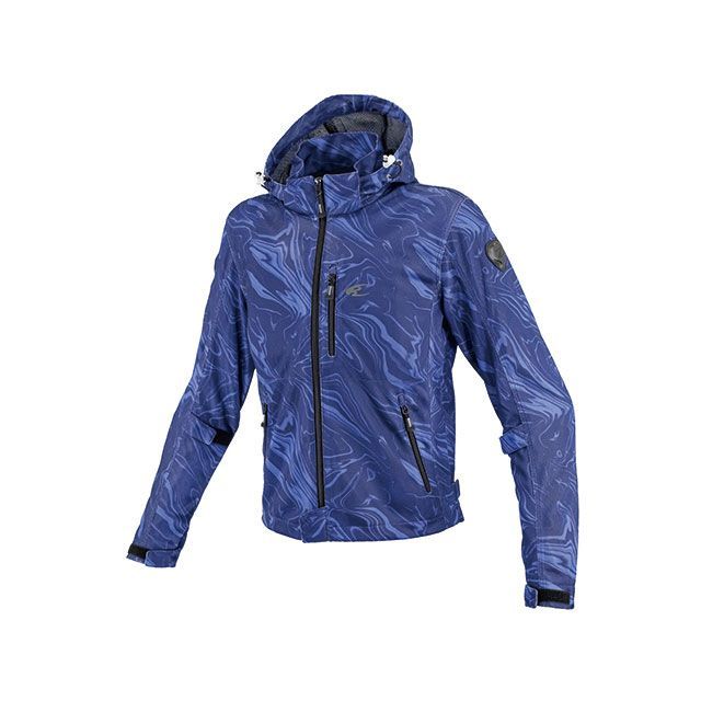 コミネ 2025春夏モデル JK-176 エニグマライト メッシュパーカ（ネイビー マーブル） サイズ 3XL KOMINE