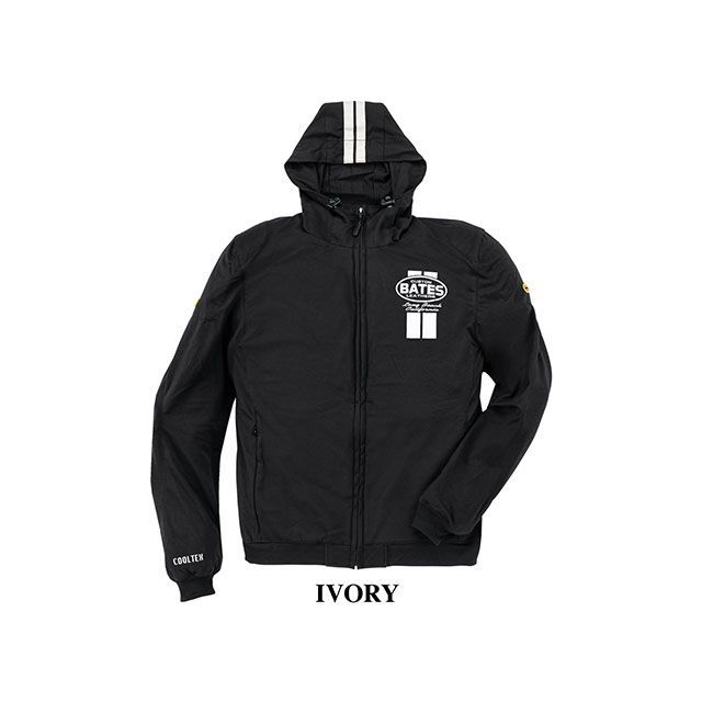 ベイツ 2025春夏モデル BJCT-FT025P クールテックスフィットライトメッシュパーカー（アイボリー） サイズ L BATES