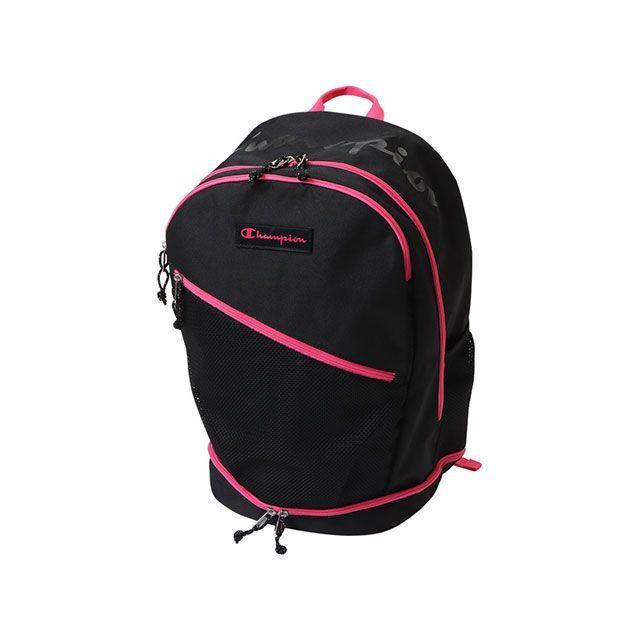 チャンピオン C3-BB727B BACK PACK（ブラック×ピンク） サイズ F champion