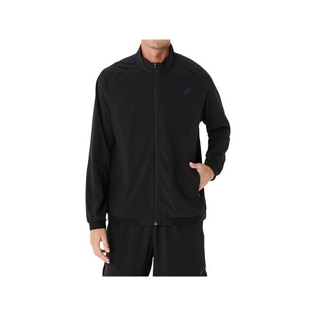アシックス 2031E886 ACTIBREEZE ジャカードジャケット（PERFORMANCE BLACK） サイズ XL ASICS