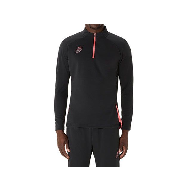 アシックス 2101A301 HALFZIP KNIT TOP（パフォーマンスブラック） サイズ S ASICS