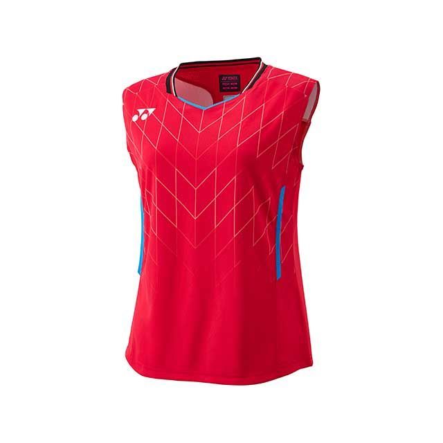 ヨネックス 20916Y ウィメンズゲームシャツ ノースリーブ（ジャパンレッド） サイズ M YONEX