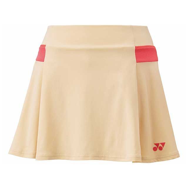 ヨネックス 26145 ウィメンズスカート インナースパッツ付（アイスベージュ） サイズ L YONEX