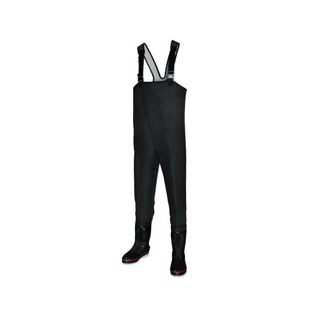 阪神素地 胴付長靴先丸フェルト底（ブラック） サイズ 26.0cm hanshinkiji