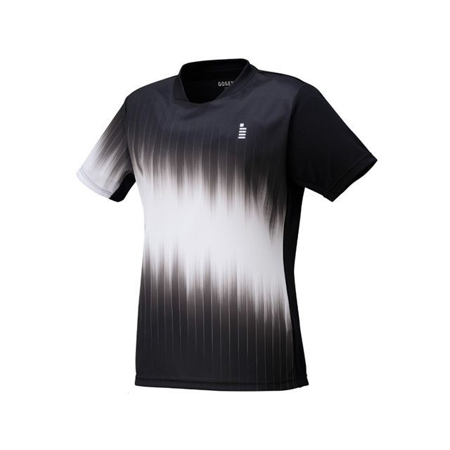 ゴーセン T2541 レディース ゲームシャツ（ブラック） サイズ M GOSEN