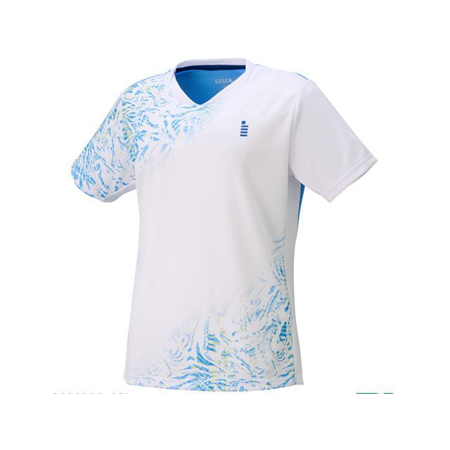 ゴーセン T2543 レディース ゲームシャツ（ホワイト） サイズ M GOSEN