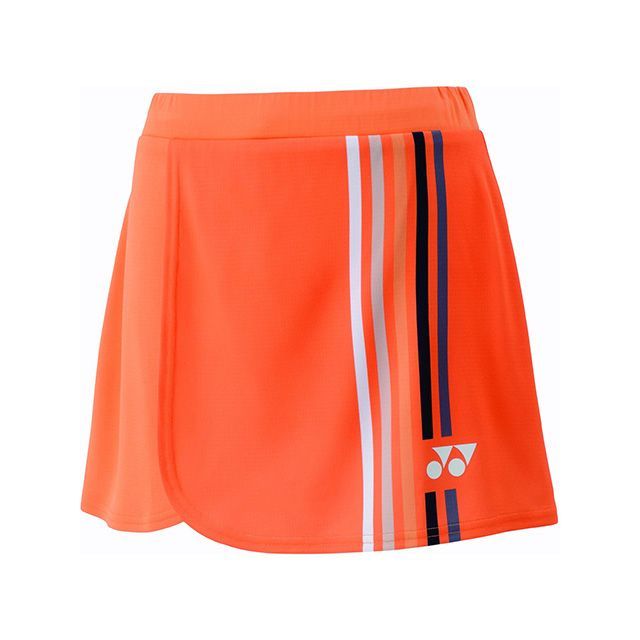 ヨネックス 26156 ウィメンズスカート インナースパッツ付（ハイオレンジ） サイズ S YONEX