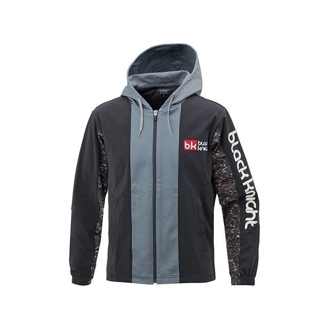 ブラックナイト フルジップパーカー（グレー） サイズ S Black knight