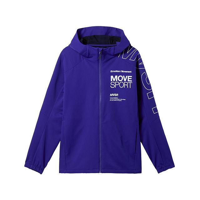 デサント ST5FJK22M 【ACTIVE SUITS】HEATNAVI ソフトシェル フーディー（ブルー） サイズ XO DESCENTE