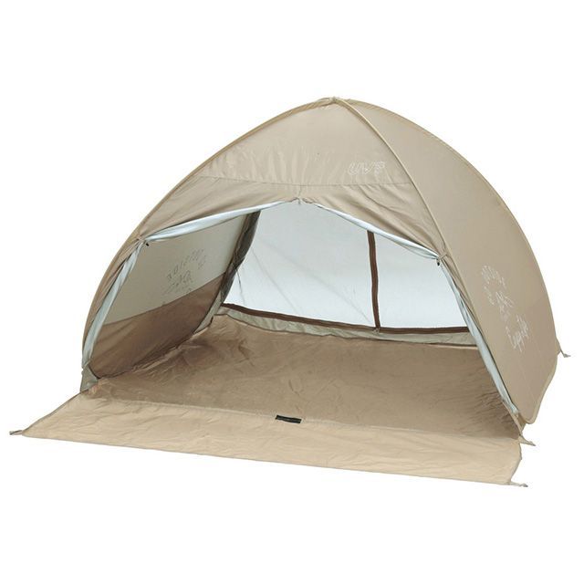 キャプテンスタッグ モンテ ポップアップテントフルクローズ（カーキ） CAPTAIN STAG