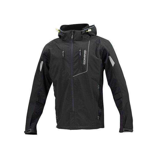 コミネ JK-112 プロテクトハーフメッシュパーカ-ゲンリ カラー ブラック サイズ 3XL KOMINE