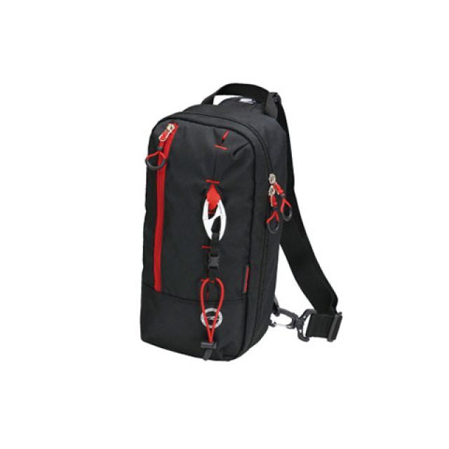 ラフ＆ロード RR9409 S-ワンショルダー（ブラック×レッド） Rough&Road