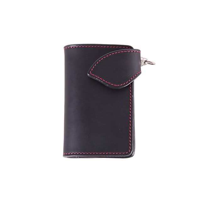 デグナー W-95 ミドルウォレット（ブラック/レッド） DEGNER