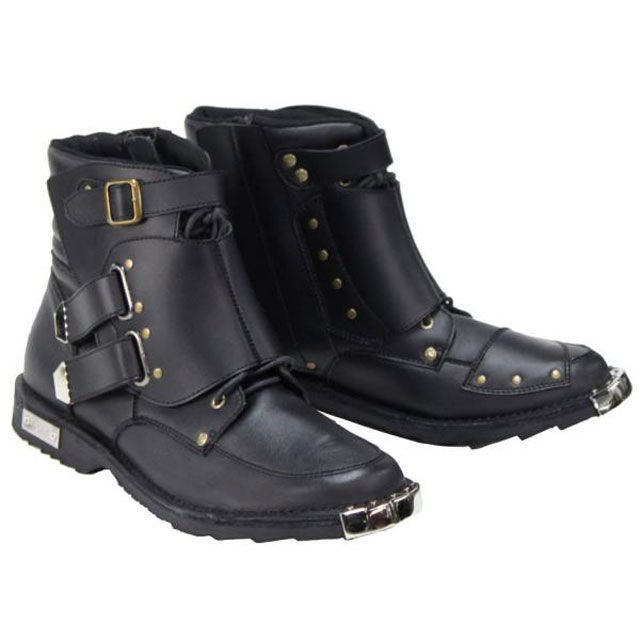 弐黒堂 WBBN-02 スピードライドジッパーブーツ 兼光（ブラック） サイズ：25 NIKOKUDO バイクの通販はau PAY マーケット ...