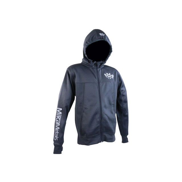 ミカメタルズ オリジナルジップアップパーカー（グレー） サイズ M MIKA ls