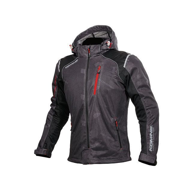 コミネ JK-135 プロテクトフルメッシュパーカ（ブラック） サイズ M KOMINE