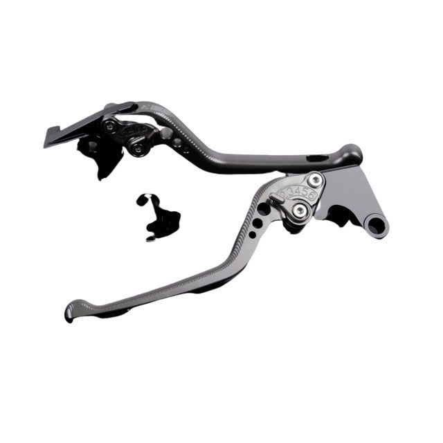 SPEEDRA CBR600F ホーネット600 アルミビレットアジャストレバーセット 3Dロング（レバー本体：チタン） アジャスター：チタン ...