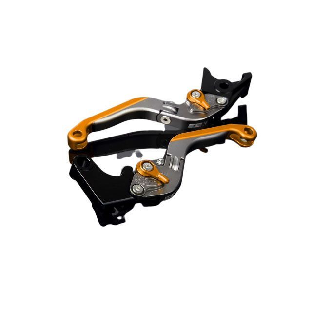 SPEEDRA YZF-R1 YZF-R6 アルミビレットアジャストレバーセット 可倒延長式（レバー本体：マットチタン） アジャスター マット ...