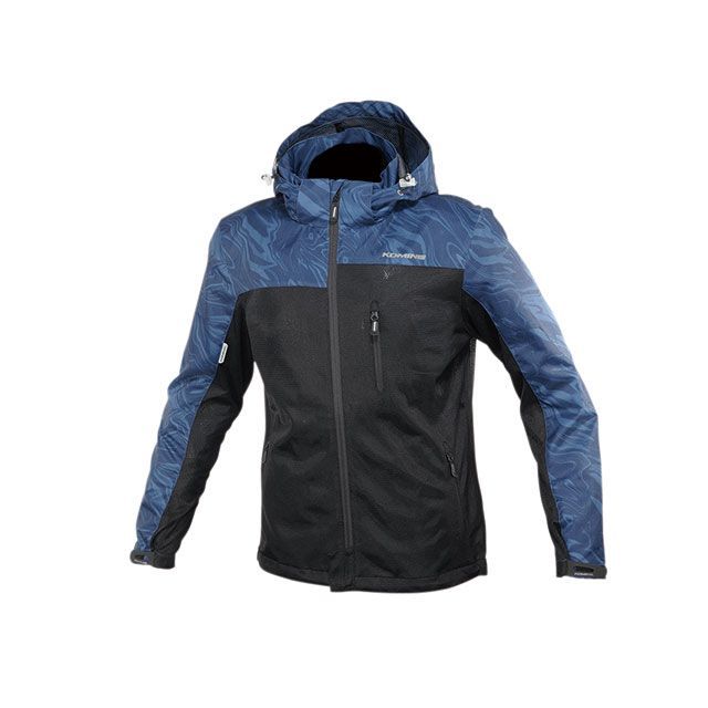 コミネ 2020春夏モデル JK-114 プロテクトメッシュパーカ-テン（ネイビーマーブル） サイズ XL KOMINE