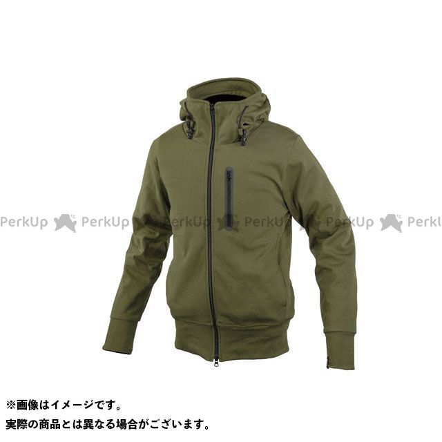 コミネ 2020-2021秋冬モデル JK-604 プロテクトKVパーカー（オリーブ） サイズ L KOMINE
