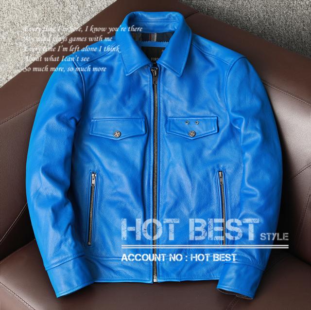 上質　メンズ　レザー　ジャケット カウハイド　牛革 レア色　　復刻40年代 アビエイタースタイル   レザージャケット 　スタンダードスタイル