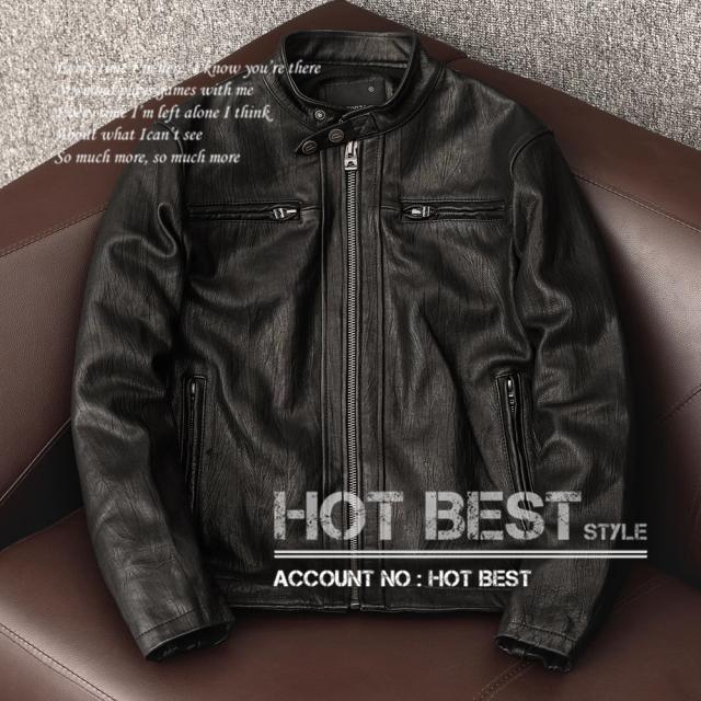 上質　メンズ　レザー　ジャケット  シープスキン　羊革　アウトロースタイル  シングルライダース   スタンダードスタイル    植物鞣し革