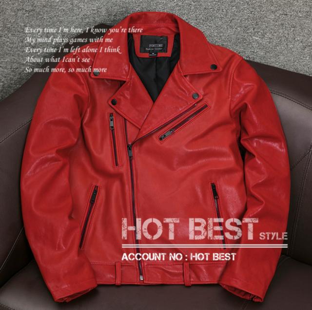 上質　メンズ　レザー　ジャケット レア色　シープスキン　羊革　タンニンなめし　UKスタイル ダブルライダース レザージャケット  ロンジャン