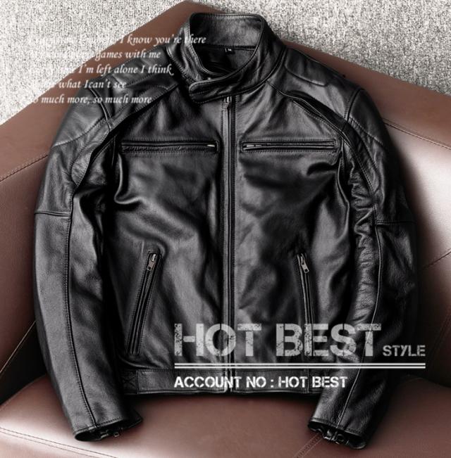 上質　メンズ　レザー　ジャケット 牛革 カウハイド　ミニマムスタイル シングルライダース　スタンダードスタイル