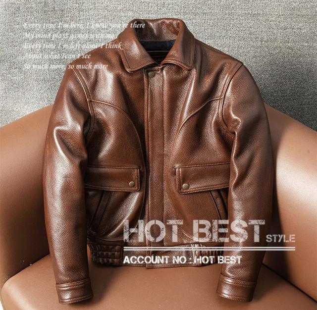 上質　メンズ　レザー　ジャケット 牛革 カウハイド　1.5mm  アウトロースタイル  シングルライダース